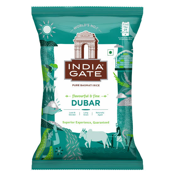 India Gate Dubar Basmati Rice (1 Kg) – Delivery Wala
